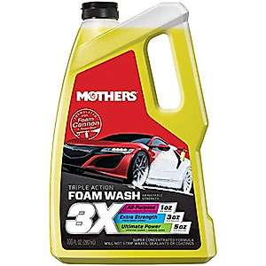 Mothers 05610 3X Triple Action Foam Wash, 100 fl. oz.