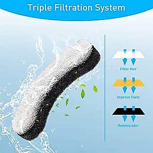 NPET Pet Water Fountain Filters for WF050 & WF100 Cat Fountain(4pcs)