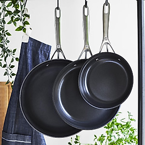 ZWILLING J.A. Henckels ZWILLING Motion Hard Anodized 3-pc Aluminum Nonstick Fry Pan Set, Black