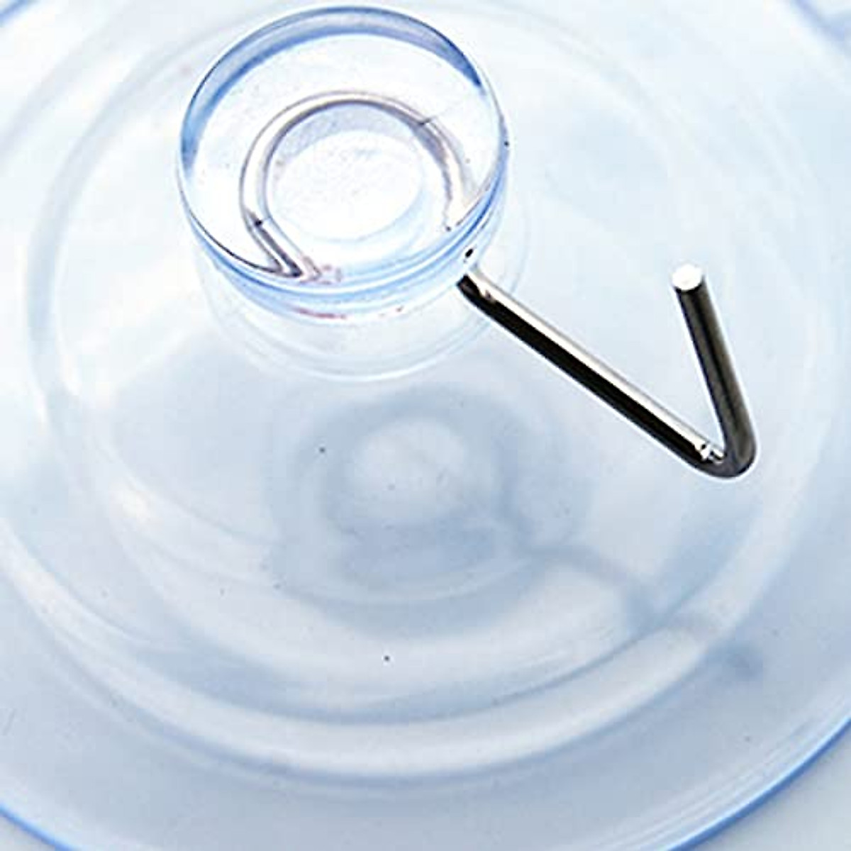 Reheyre 20Pcs Clear Suction Cups, Utility Hooks with Strong Suction, Punch Free and Easy Installation, Stuck It to The Tile in Bathroom, The Mirror, The Wall in Living Room Transparent