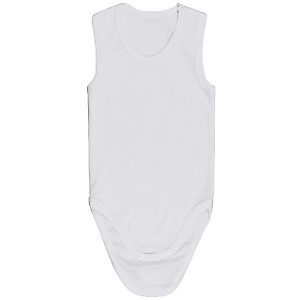 ToBeInStyle Baby Boys' 4 Pack Tank Top One-Piece Bodysuit - White - Size 2