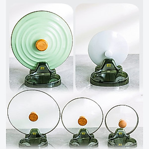 Multifunction Kitchen Spatula Rack, Versatile Pot Lid Ladle Holder, Board Spoon Rest Holder Drip Tray for Kitchen, Food Grade Plastic Spoon Holder, Multipurpose Spatula Pad Book Cutting (Color : Blac