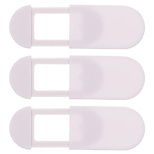 Hemobllo 3Pcs Privacy Cover Lens Protector Computer Camera Webcam Lens Covers Webcam Shutter Covers Web Camera Covers Phone Camera Webcam Lens Protective Covers Jammer White abs Cell Phone