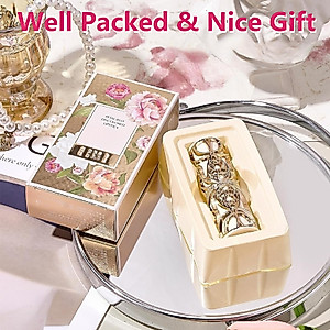 Rosarden Crystal Jelly Flower Color Changing Lipstick, Long Lasting Lip Balm for Women, Flower Lip Gloss Jelly Lip Stain, Korean Tinted Lip Balm,Temperature & PH Color Changing Lipstick