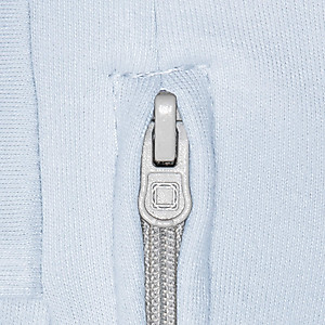 Nanit Breathing Wear Sleeping Bag – 100% Cotton Baby Sleep Sack - Works with Nanit Pro Baby Monitor to Track Breathing Motion Sensor-Free, Real-Time Alerts, Size Large, 12-24 Months, Powder Blue