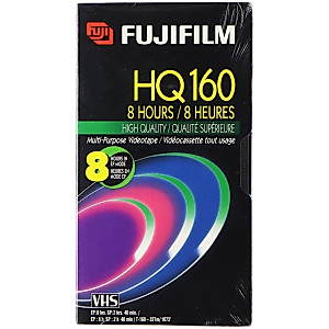 Fuji 23021161 Standard Grade VHS Video Tape (8 Hrs.)