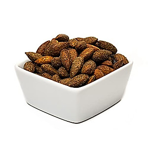 Jake's Nut Roasters - Fire Roasted Hatch Chile Almonds (2 Pack) Whole Dry Roasted Seasoned Almonds - High-Protein Snack with a Spicy Southwest Flavor