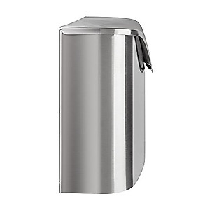 Umbra 460322-592 Postino Wall-Mount Mailbox, Stainless Steel