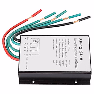 Fafeicy Wind Turbine Controller, SF-12-24-A 12V/24V Waterproof Wind Turbine Generator Charge Controller Regulator, Dynamo for Solar Street Lights, Courtyard Lights