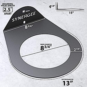 Synergee Wall Ball Rack. Wall Mounted Storage Rack for Medicine Balls, Wall Balls and Slam Balls. Wall Mounted Storage for Home and Commercial Gyms.