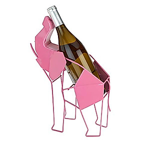 True Pink Elephant Wine TrueZoo Bottle Holders, Fits one Standard
