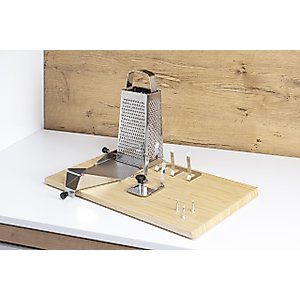 Adaptive One-Handed Cutting Board | Adaptive Kitchen Equipment/Gadget | Food Preparation Set for People with Disabilities Cook-Helper