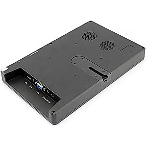 ELECROW Portable Monitor 10.1 Inch Screen IPS Monitor 1920x1080P with HD VGA Port Build-in Speakers VESA Mount for Raspberry Pi 5/4/3/400 Windows 11/10/8/7 PS Xbox