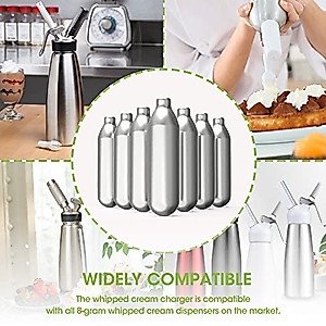 Whipped Cream Chargers N2O Nitrous Oxide 8-Gram Cartridge for Whipper Whipped Cream Dispenser (50 Packs)