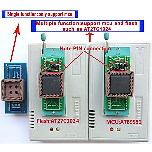 Xgecu TL866II Plus Upgraded Xgecu T48 Programmer 19 Adapter Socket IC Tl866 Nand Nor Flash 24 93 25 Mcu Bios EPROM AVR Chip Eprom Programmer