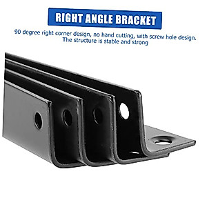 12 Pcs L-Shaped Corner Code Wall Mount Shelves Wall Mounted Shelves for Kitchen Cabinets Joint Fastener Angle Bracket FA