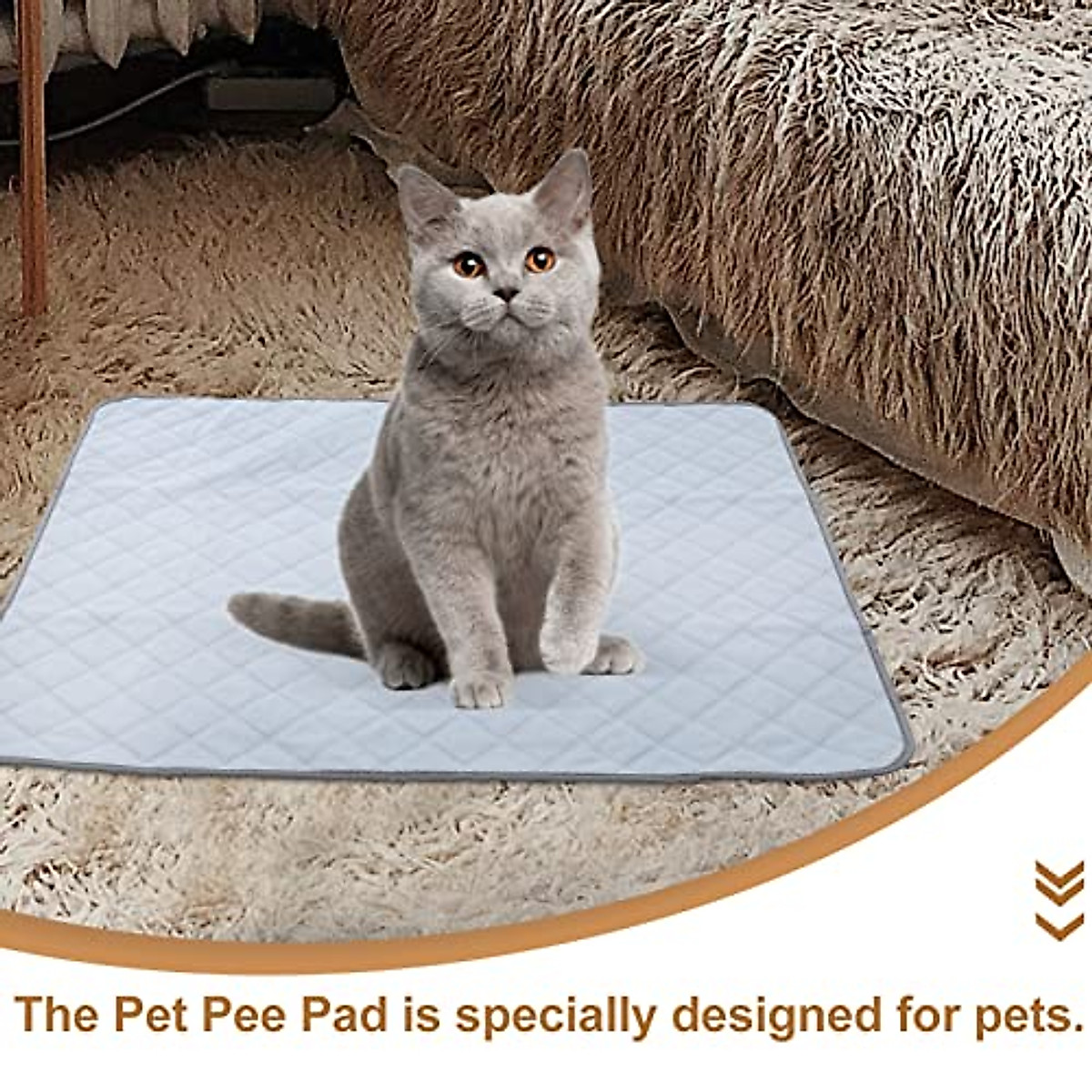 PATKAW Guinea Pig Cage Liner Washable Reusable Small Animals Pee Pads Highly Absorbent Hamster Bedding Pet Training Pads for Small Animals Hamsters
