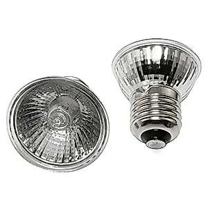 SQXBK Sun Lamp 4PCS 120V 50W UVA UVB Sun Heat Lamp Bulb Full Spectrum Sun Light Lamp for Turtle Snake Reptile