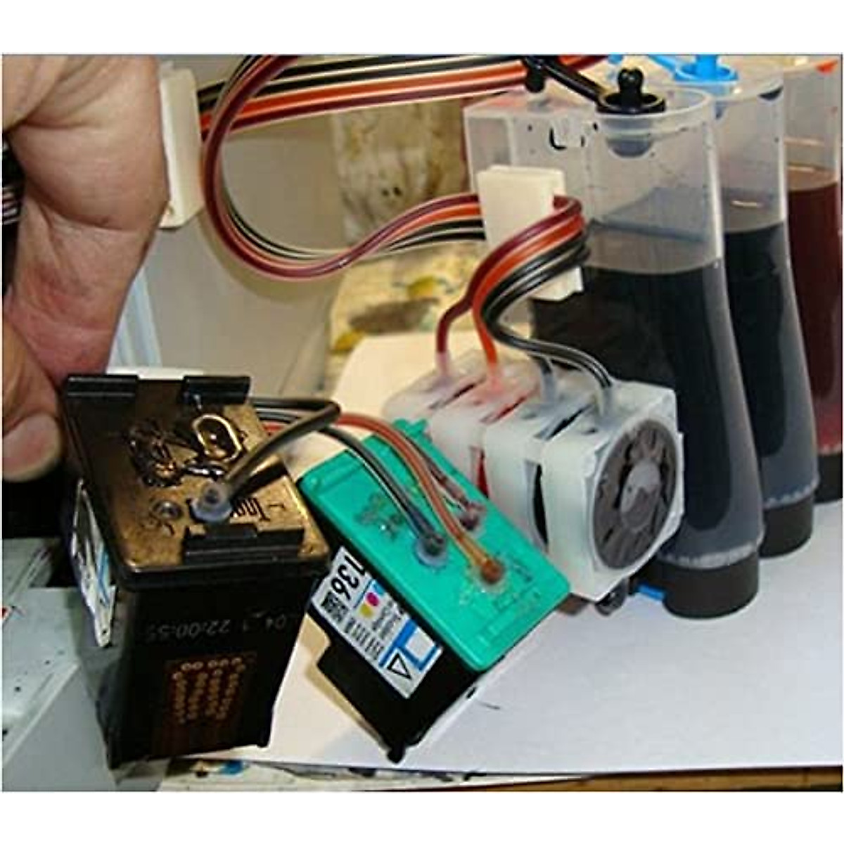 UP 4pcs CISS one Way Valve Ink Control Valve Suitable for hp Canon Brother Printer CISS Ink cartidge dampers