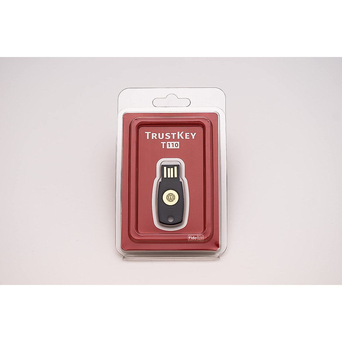 FIDO2 U2F Security Key Passkey Two-Factor Authentication (2FA) USB Key PIN+Touch (Non-Biometric) USB-A Type TrustKey T110