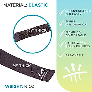 BraceAbility Epicondylitis Brace | Elbow Strap for Medial / Lateral Epicondyle Pain and Tendonitis Arm Compression Support Band for Men or Women (One Size Fits Most)