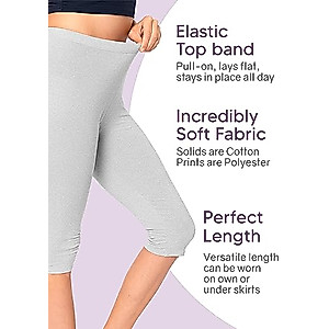 STRETCH IS COMFORT Women's Polyester Knee Length Leggings Red White Polkadot X-Large