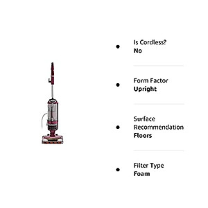 Shark Rotator Lift Away DuoClean Pro with Self Cleaning Brushroll Upright Vacuum ZU780 XL Capacity Burgundy (Renewed)