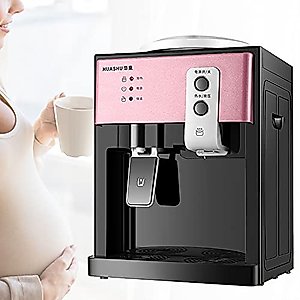 TQSHOoP Countertop Water Cooler Dispenser, Hot Cold Water Dispener, 5 Gallon Freestanding Top Loading Water Dispenser for Office Room Use