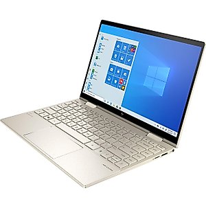 HP Envy x360 2-in-1 2022 Laptop 13.3" FHD IPS 1000 nits Touch 4-Core Intel i5-1135G7 8GB DDR4 256GB SSD Iris Xe Graphics Thunderbolt 3 Wi-Fi 6 Backlit KB Fingerprint Windows 10 Home w/ONT 32GB USB