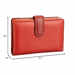 VISCONTI Women's Purse, Wallet, Red