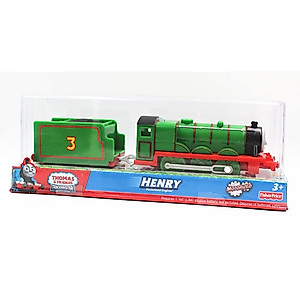 Flmenunu Motorized Train Engine Battery-Powered Toy Set, Toddlers Train Toys for Age 3 4 5 6 7 8 Kids Boys Girls (E Henry)
