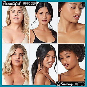 St.TropezZ Self Tan Purity Mini Kit, Travel Size, Bronzing Water Mousse 1.69 Fl Oz, Tanning Water Face Mist 0.47 Fl Oz and Applicator Mitt, Vegan, Natural & Cruelty Free