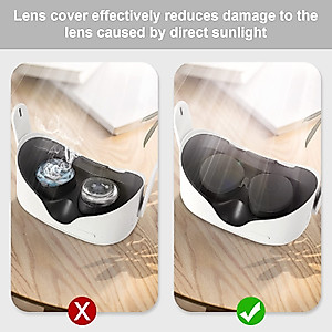 TOMSIN Touch Controller Grip Cover for Oculus Quest 2 with Silicone Face Cover, Protective Lens Cover, Silicone Handle Strap Disposable Eye Cover Combo, Sweatproof Lightproof Accessories (Black)