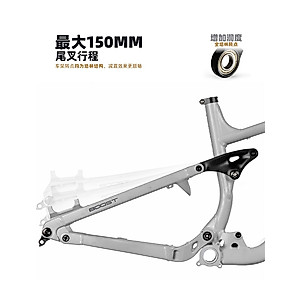HIMALO Full Suspension MTB Boost Frame 148 * 12MM Thru Axle for AM Endure 27.5 29inch Bicycle Frame Trail Enduro Aluminium Alloy MTB Frame AM All Mountain (29 * 19)