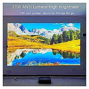4K Projector Home Theater 3D Smart Android (Color : Add 100inch ALR)
