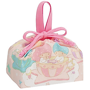 Skater Bento Drawstring Bag, Little Twin Stars, Sparkly Amusement Park, Sanrio, Made in Japan