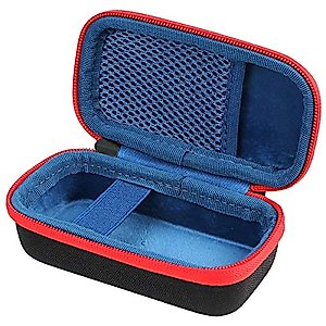 co2CREA Hard Travel Case Replacement for Bosch GLM 50 C/GLM 40 / GLM 165-10 / GLM 165-40 Enabled 165’ Distance Measure (Black Case + Inside Blue + Red Zipper)