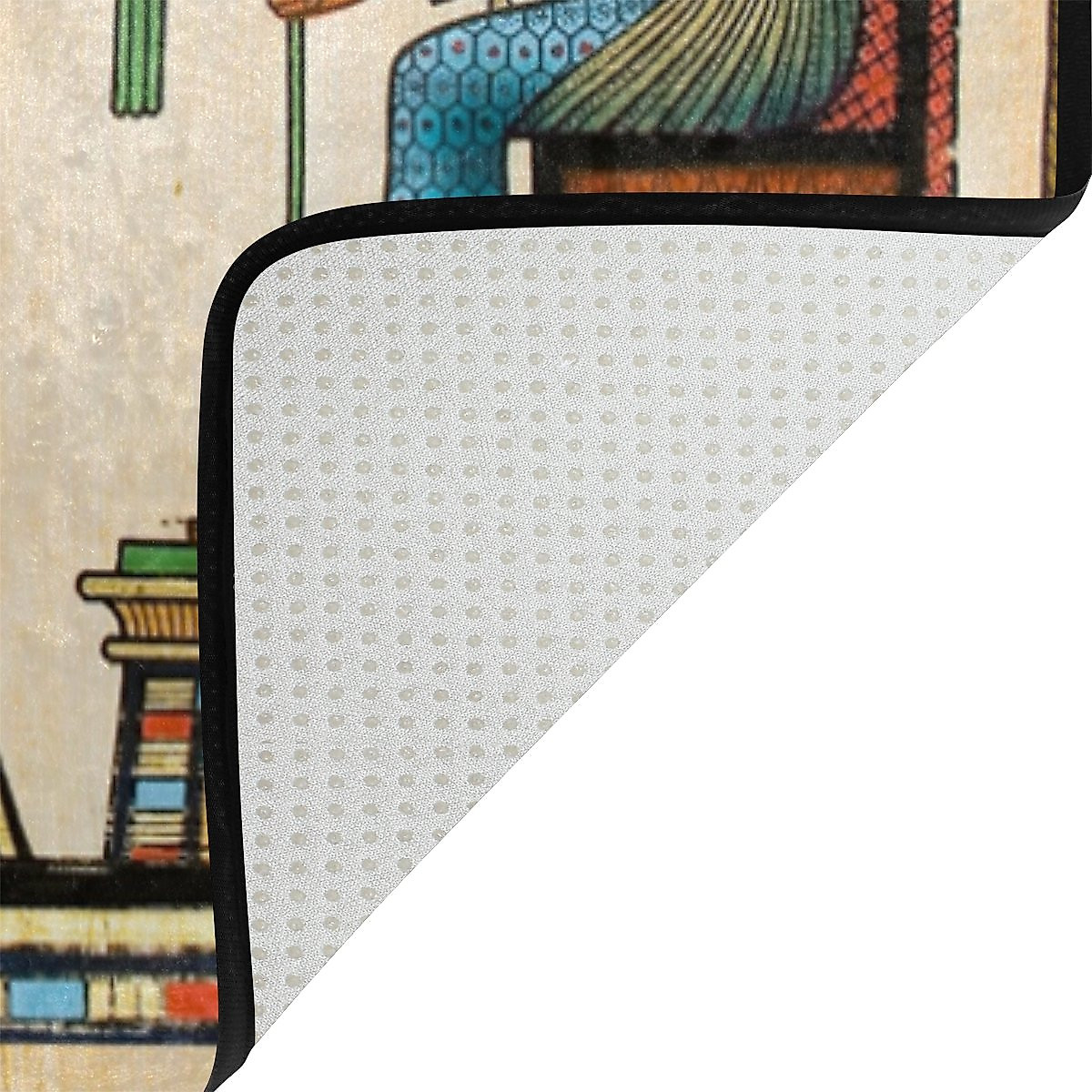 ALAZA Retro Ancient Egyptian Culture Area Rug Rugs for Living Room Bedroom 3'x2'