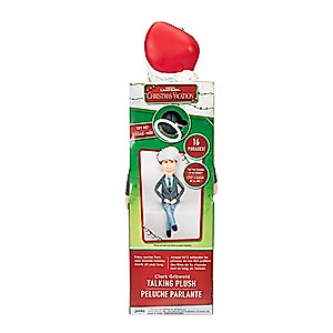 Jakks Holiday Clark Griswold Talking Plush with 16 Phrases, 12 Inches Tall, National Lampoon’s Christmas Vacation