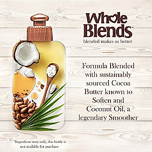 Garnier Whole Blends Smoothing Leave-in Conditioner, Coconut Oil & Cocoa Butter 10.2 Fl Oz (1 Count)