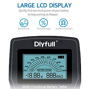 Dlyfull B3 Universal Battery Tester and B2 Battery Tester, 3x AAA batteries Included