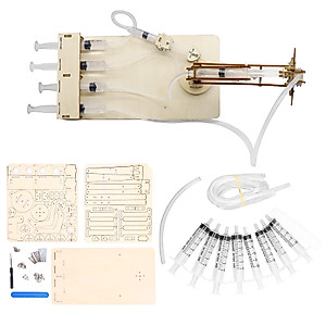Robot Arm, Robot Arm, Robot Arm Model, Wooden Hydraulic Mechanical Jaws DIY Excavator Starter Kit STEM Science Educational Building Toy, Science Kits