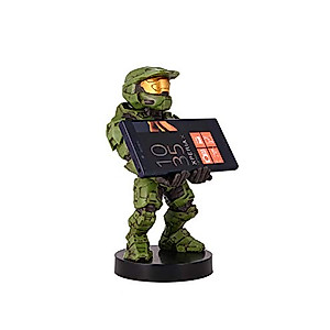 Exquisite Gaming: Halo: Master Chief - Mobile Phone & Gaming Controller Holder, Device Stand, Cable Guys, Xbox Licensed Figure