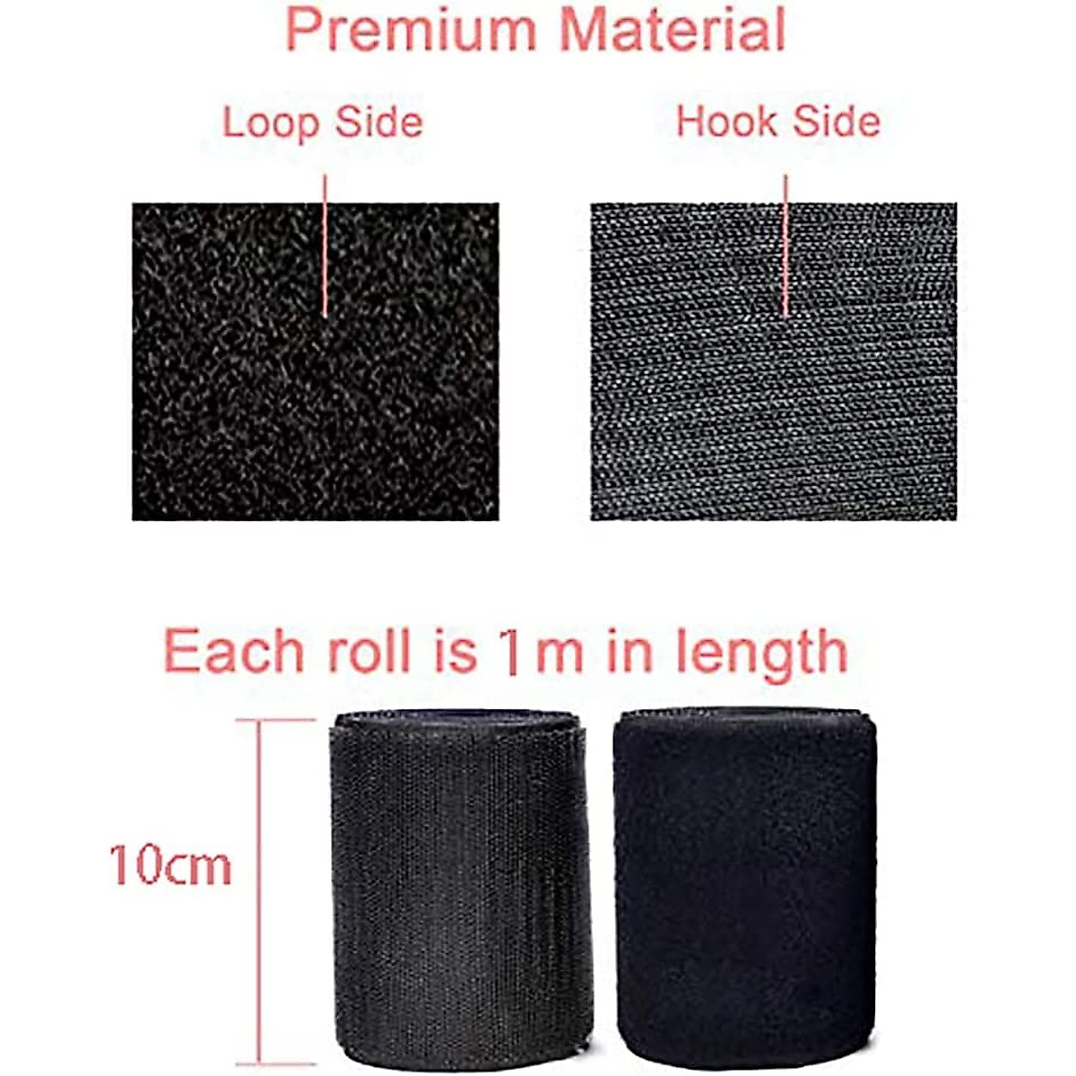 Velcro,Velcro Tape self Adhesive, Hook and Loop Tape Roll 10CM*1M Sewing Velcro Non-Adhesive Nylon Fabric Fastener Fastening Tape Heavy Duty Strips for DIY Craft Supplies,for Shoes,Bags,Gloves,Etc.26