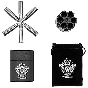 Whiskey Stones Gift Set for Men - Stones Ice Cube for Whiskey - Bourbon Stones Chilling Set - Chill Rocks Whiskey Stones - Stainless Steel Ice Cubes Set - Birthday Gift Set for Dad