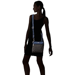 Baggallini Anti Theft Slim Crossbody Steel Blue Antitheft One Size