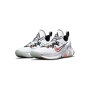 Nike Men's Giannis Immortality shoes, White/Clear-black, 13