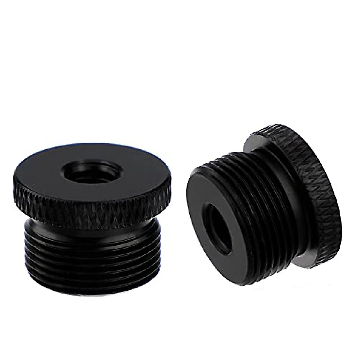 SAVITA 2pcs Mic Foot Adapter Screw Thread Adapter 1/4 Female to 5/8 Male Tripod Screw Adapter for Camera Monitor Microphone Stand