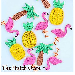 Hawaiian Luau Cookie Cutter 9 Piece Set from The Cookie Cutter Shop - Palm Tree, Hawaiian Shirt, Tiki, Flip Flop, Surfboard Cookie Cutters – Tin Plated Steel Cookie Cutters