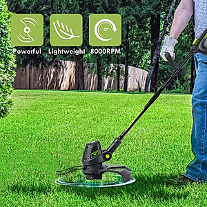 LawnMaster GT1454 Electric String Trimmer 5.5Amp 14-Inch Corded Grass Trimmer